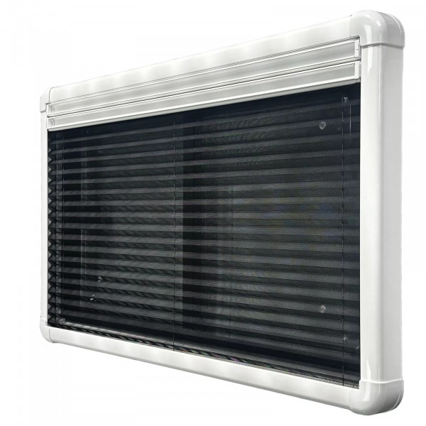 Top Hinged Round Edged Cassette Camper Window with Black out Blinds and ...