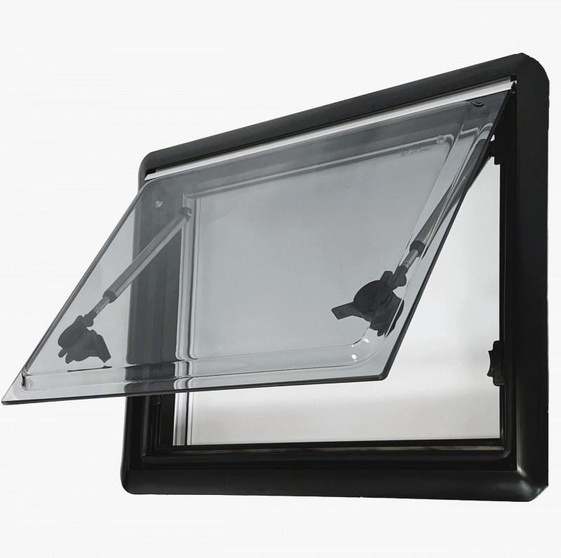 Top Hinged Campervan Window with Black Out Blind & Fly Net