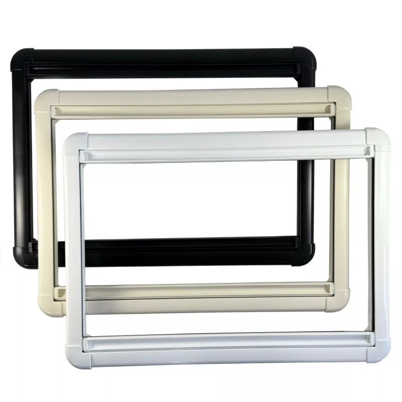 Cassette Campervan Blinds with Blackout Blind & Fly Screen | Black ...