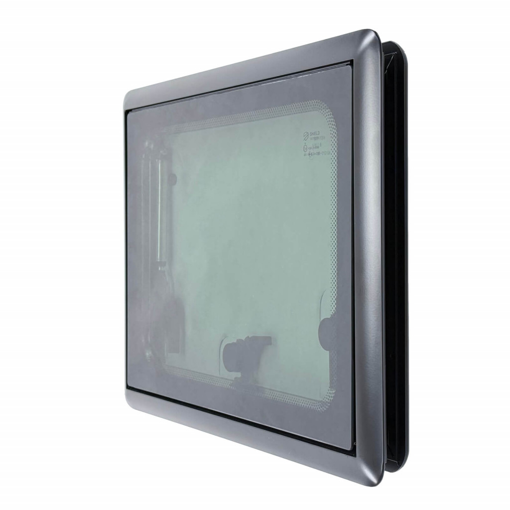 Tempered Glass Flat Campervan Window with Integrated Black Out Blind ...