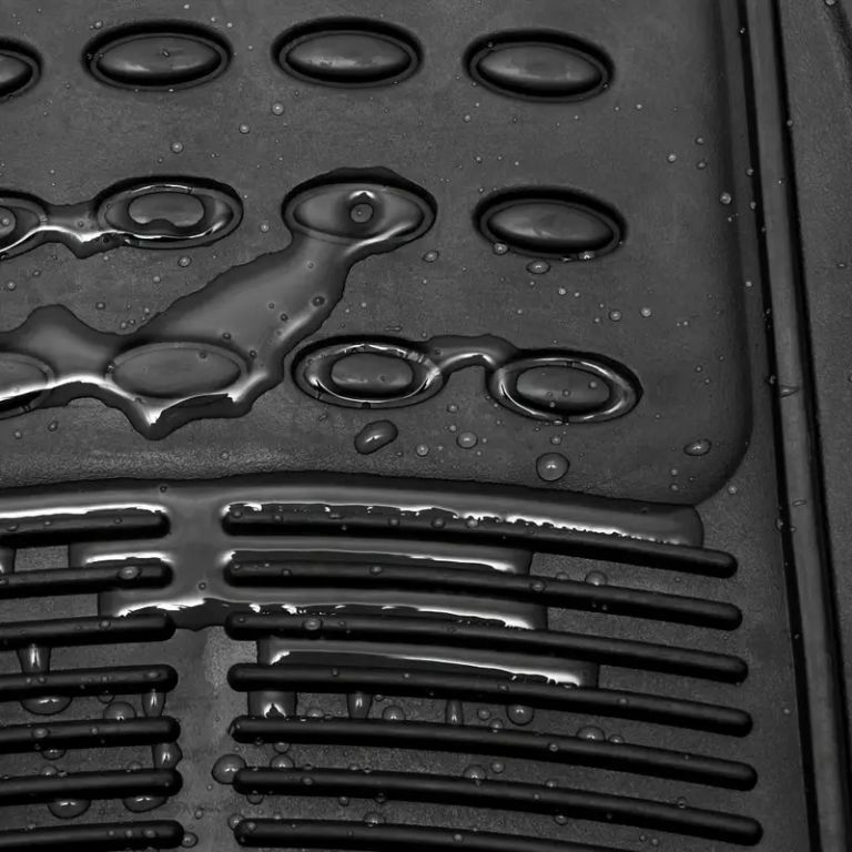 Universal Rubber Car Mats - 3, 4 & 5 Piece Sets